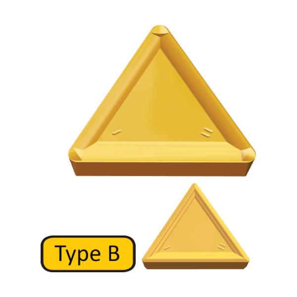 切削工具 旋削・フライス加工工具 刃先交換式工具 ●鋼、ステンレス鋼、鋳鉄の仕上旋削加工用。●適合被削材：P・M・K●チップ形状：三角形●加工形態：仕上●CT3000