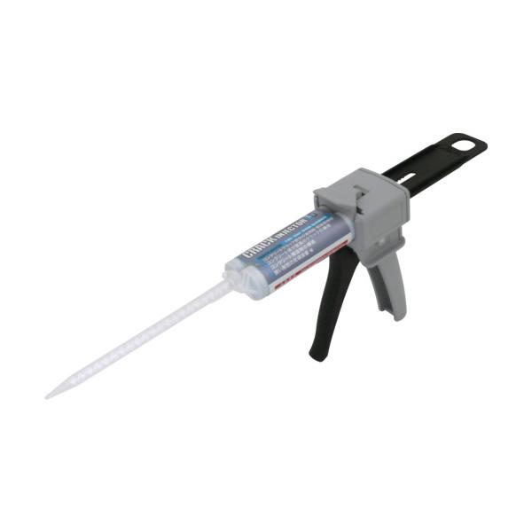 化学製品 接着剤・補修剤 ゴム・コンクリート用補修剤 ●低粘度・浸透力と接着力に優れた湿潤面施工型の製品です。専用ガン付きです。●低粘度湿潤面硬化タイプのコンクリートクラック補修材・専用ガン付きセット