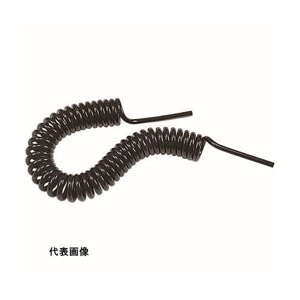 空圧用品 流体継手・チューブ エアチューブ・ホース ●色：ブラック●外径(mm)：12●内径(mm)：8●使用真空圧力(MPa)：0.1●使用流体：空気、水(条件あり)●最高使用圧力(MPa)：0.8(20℃ 65%RH時)●使用温度範囲(...