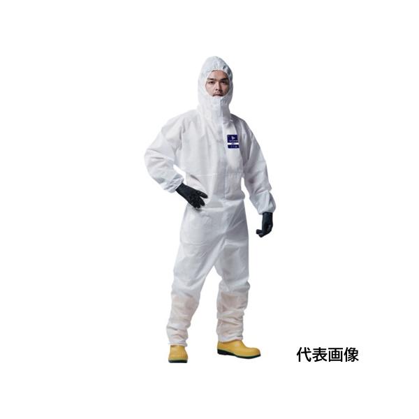 保護具 保護服・防護服 使い捨て保護服 ●3層構造の不織布(SMS ）を使用しており、通気性・透湿性に優れ、幅広い用途に最適。●1．JIS T 8115　タイプ 5 、 6 適合品●2．帯電防止加工●3．前ファスナーカバー付き●4．内胸ポケ...