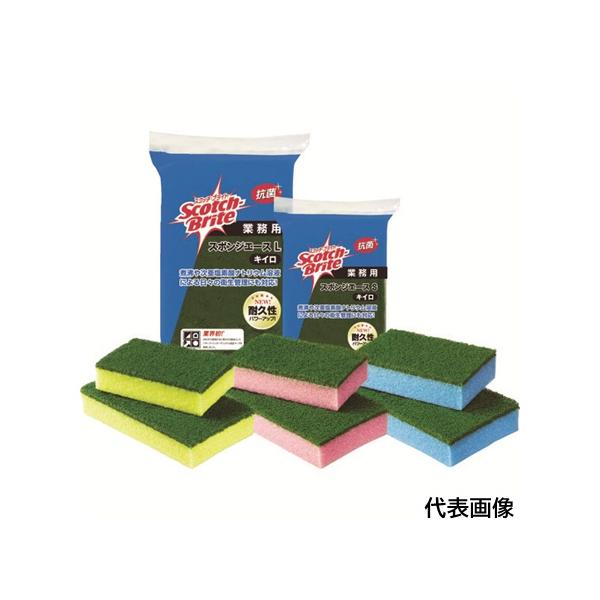 清掃・衛生用品 清掃用品 スポンジ ●厨房の食器洗浄から床面の汚れ落としまで多目的に使える、業務用スポンジたわしです。●新改良で耐久性が大幅にパワーアップ。煮沸(100℃-5分間)や次亜塩素ナトリウム溶液への漬けこみ(200ppm-5分間)...