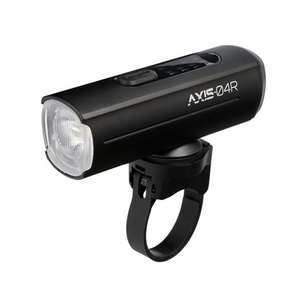 工事・照明用品 作業灯・照明用品 ヘッドライト ●充電式バイクライトAXISシリーズ最上位モデル。●新型マウントを採用。●ワイドな上面カット配光で厳しい環境を走る上級ユーザーに対応。●サイクリングに●明るさ(lm)：1000●幅(mm)：3...