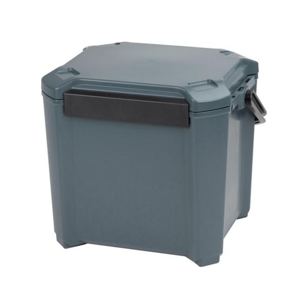 環境改善用品 暑さ対策用品 クーラーボックス ●断熱材厚み約2倍（メーカー従来品比較）で保冷力UPしました。●イスとしても使用可能な強度です。（フタ耐荷重100kg）●フラットなフタ形状でサイドテーブルとしても使用可能です。●南京錠がかけら...