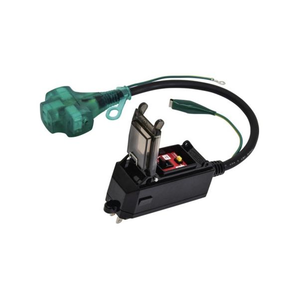 工事・照明用品 コードリール・延長コード 延長コード ●ドラムやコード・工具につなぐだけで安心・安全な漏電しゃ断器付になります。●超高感度(6mA)ブレーカ付です。●漏電保護機能が義務付けられた現場に。●家庭や事務所の電源を使用する工事に。...