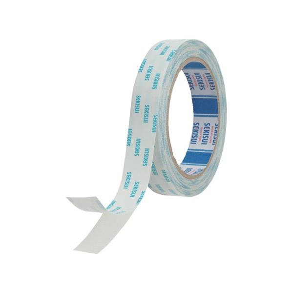 梱包用品 テープ用品 汎用両面テープ ●プラスチック・木材・金属・ガラスなどいろいろつく多用途・強力タイプです。●水に強いポリエチレンクロス基材（VOC対策品）を使用しています。●ポリエチレンクロスの基材のため手で簡単にまっすぐカットでき、...