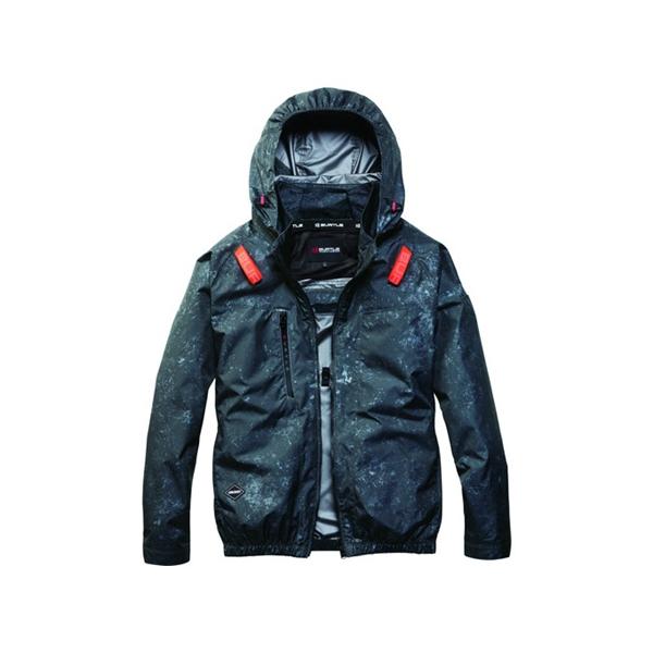 環境改善用品 暑さ対策用品 冷却衣服 ●軽量・撥水性に優れたソフトシェル素材を使用しています。●背ヨークに保冷剤を収納可能なポケット付です。●ヘルメット収納フード（着脱可能）、フックハンガー、背ランヤードホールを配備したフルハーネス完全対応...