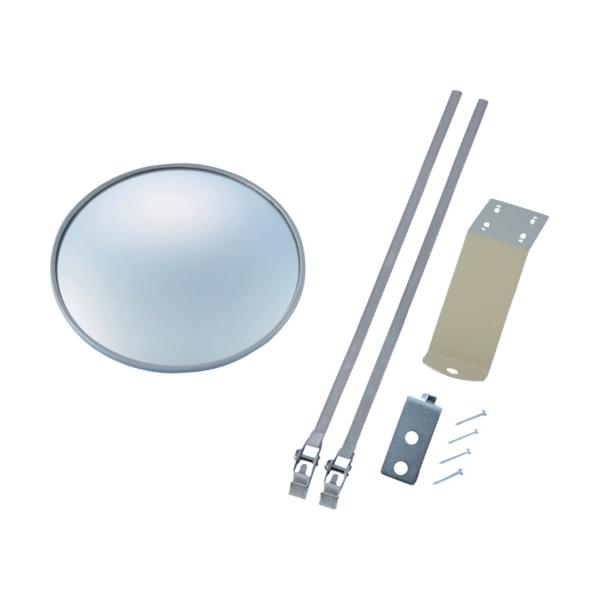 安全用品 安全用品 安全ミラー ●オーソドックスなタイプのミラーで、壁面や天井に加えポールにも設置が可能です。●角度調整が自在で非常に軽量です。●屋内・屋外兼用。●車両の出入り口や通路の安全確認に。●取付仕様：ビス止めまたは締金具●径(mm...