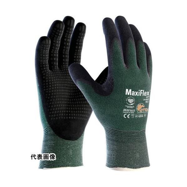 保護具 作業手袋 耐切創手袋 ●特許取得のマイクロ発泡ニトリルコーティングは熱と蒸れを360°全方向から放出し、手の温度を最適に保ちます。●滑り止めドット加工により、手袋のコーティング面のクッション性が向上しています。●独自の特殊高機能繊維...