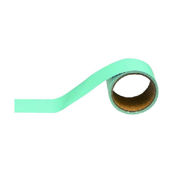 工事・照明用品 管工機材 バルブ・配管識別用品 ●耐久性に優れ、退色しにくいアルミ製です。●酸・アルカリ・油などの耐薬品性能があります。●耐熱性を持っています●幅(mm)：25●長さ(m)：5●厚さ(mm)：0.2●色：うすい水色(マンセル...