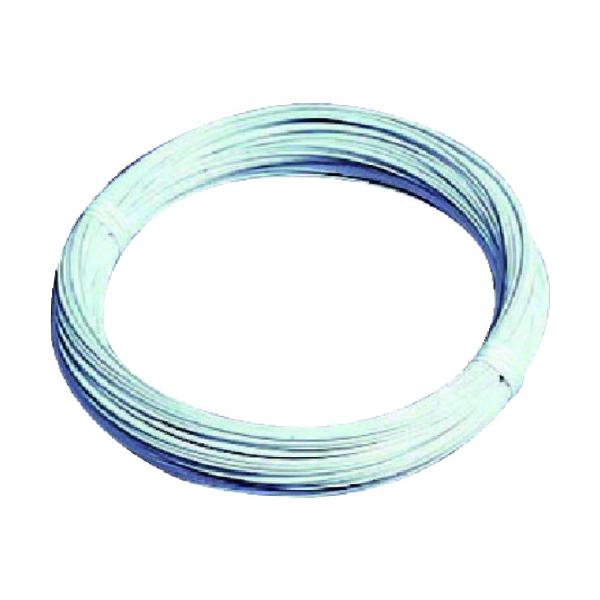 金物・建築資材 建築金物 針金 ●線が目立たないです。●サイズ：0.9mmφ×50m巻●白ビニール被覆針金