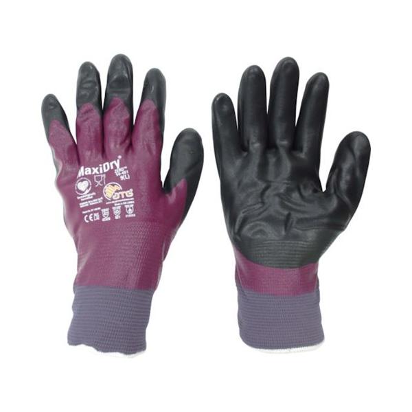 保護具 作業手袋 耐熱・防寒手袋 ●マイナス30℃までコーティングの柔軟性を保つよう規格されており、作業中においてはマイナス10℃まで手袋内の防寒性があります。●ハイグレードニトリルコーティングにより、優れた耐水・耐油機能を備えた手袋です。...