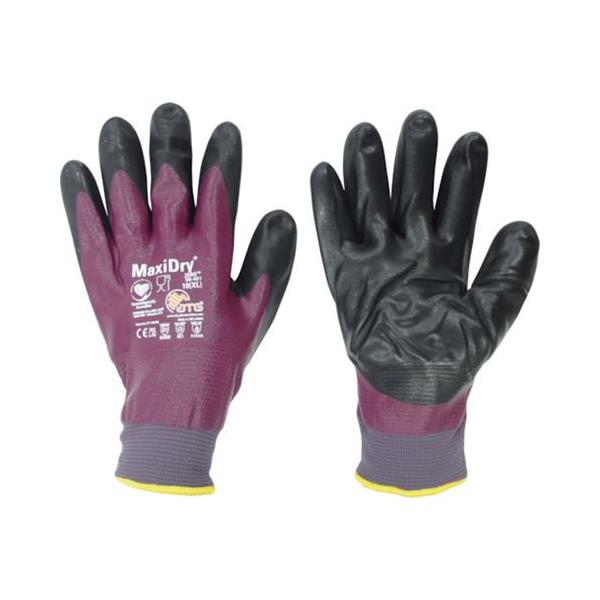 保護具 作業手袋 耐熱・防寒手袋 ●マイナス30℃までコーティングの柔軟性を保つよう規格されており、作業中においてはマイナス10℃まで手袋内の防寒性があります。●ハイグレードニトリルコーティングにより、優れた耐水・耐油機能を備えた手袋です。...
