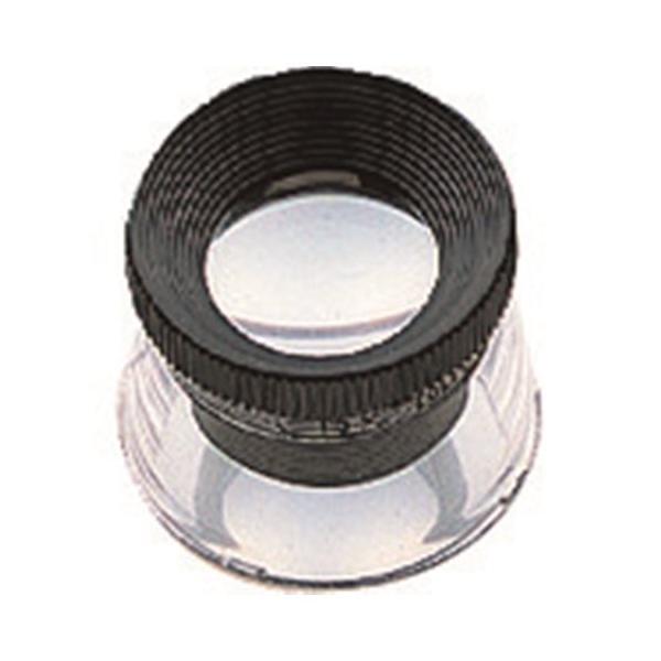 測定・計測用品 光学・精密測定機器 ルーペ ●0.1mm刻みの目盛付で、細かい寸法測定時等に使用するルーペです。●高倍率で小さく携帯に便利です。●倍率(倍)：15●レンズ寸法(mm)：20●レンズ倍率：15倍●レンズ径：20mm●レンズ枠：...