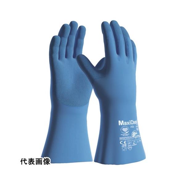 保護具 作業手袋 耐薬品・耐溶剤手袋 ●独自のコーティング技術により、優れた撥水性と耐薬品性を備えた手袋です。●独自の特殊高機能繊維により耐切創と快適性を両立しています。●袖部が手首にしっかりフィットすることで指先のズレを防ぎ、作業性を高め...