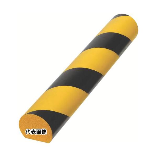 安全用品 安全用品 安全クッション ●クッション性、耐摩耗性に優れたクッション材です。●強い衝撃の吸収材として。●色：ブラック/イエロー●幅(mm)：66●長さ(m)：0.4●長さ(mm)：400●厚さ(mm)：60●取付方法：貼付タイプ(...