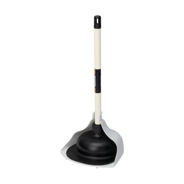 清掃・衛生用品 労働衛生用品 トイレ用品 ●収納場所を取らない短柄タイプで衛生的なトレイ付きです。●排水口の通水用。●サイズW(mm)：213●サイズD(mm)：217●サイズH(mm)：480●カップ直径φ165●柄：φ22.2スチールパ...