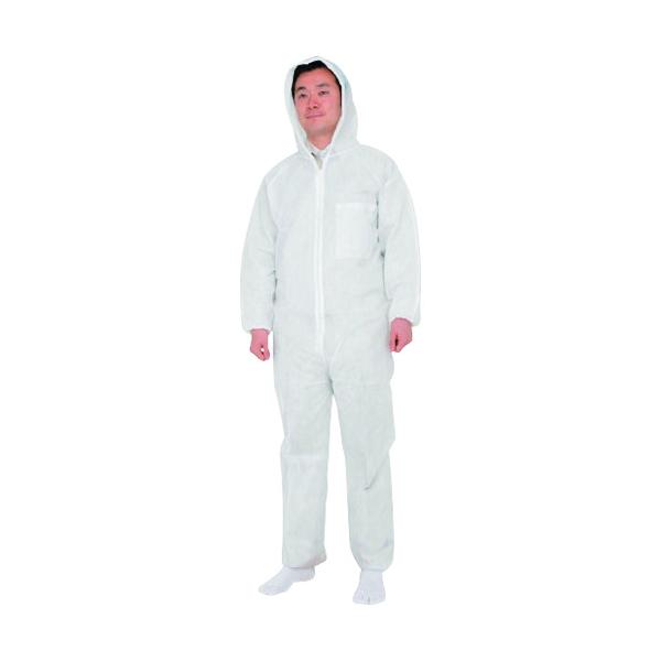 保護具 保護服・防護服 使い捨て保護服 ●軽くて通気性のある不織布のつなぎ服です。●撥水性があります(防水性はありません)。●前面ファスナー仕様です。●ペンキ塗装作業。●車・機械などの修理点検作業。●掃除等ホコリや汚れが気になる作業。●色：...