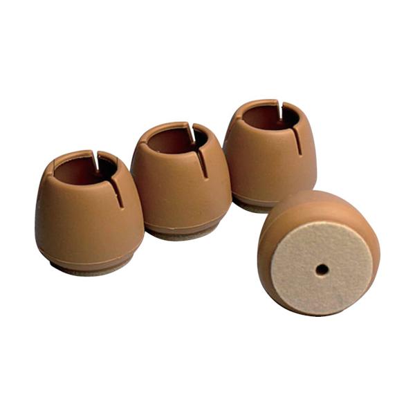 オフィス・住設用品 オフィス家具 作業用チェア ●フローリングの傷を防ぎ、音も静かになる椅子脚キャップです。●切り込みをいれることにより、キャップを広げやすく簡単に装着させる事が出来ます。●接着剤を使わずフェルトを熱で接着していますので粘着...