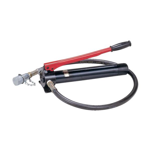 電動・油圧・空圧工具 油圧工具 手動式パンチャー ●パンチャー（SH-10)専用ポンプです。●ノックアウトパンチャー他に使用。●適合機種：SH-10-1●低圧：2.0●吐出量(cm/回)：0.9●外形寸法：330×95×125●タンク油量(...