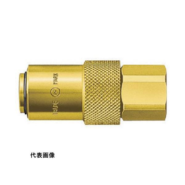 空圧用品 流体継手・チューブ 金属カップリング ●金型冷却水のホース接続・分離がスピーディーにできます。●水口間隔の狭い金型にも使える省スペース設計。●ソケットはロングスリーブ方式。プラグを金型に埋め込んだまま接続・分離ができます。●金型冷...