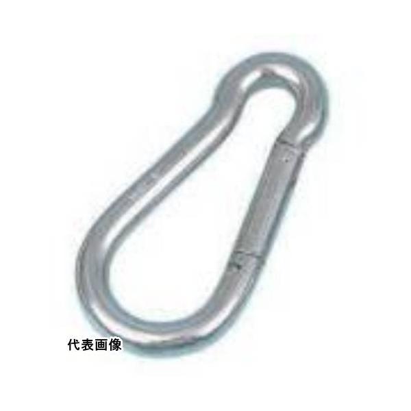 保護具 墜落・落下防止用品 カラビナ ●軽量物の吊り下げ等。●幅(mm)：40●高さ(mm)：80●使用荷重(kg)：80●スチール