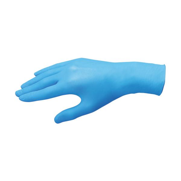 保護具 作業手袋 使い捨て手袋 ●伸縮性に優れ、指先まで自然にフィットします。●内面クロリネーション加工により着脱がスムーズです。●食品や材料に紛れても識別しやすいブルータイプの手袋です。●食品加工に。●調理に。●介護作業に。●汚れ作業に。...