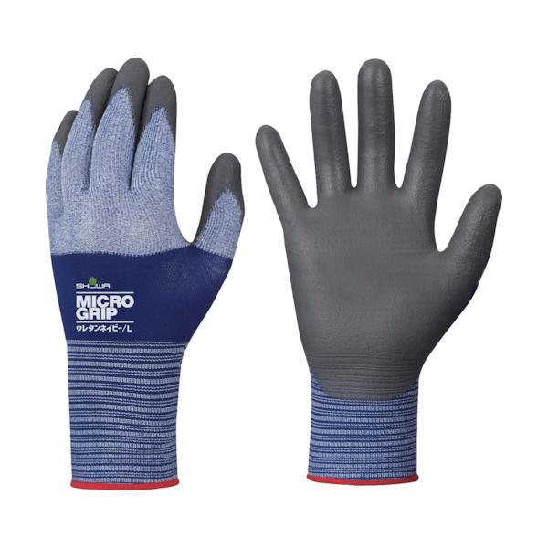 保護具 作業手袋 すべり止め背抜き手袋 ●マイクロファイバーに、伸縮性に優れた糸を組み合わせることで、手のひらから指先までのフィット感を高めています。●手に密着するフィット感、素手感覚の作業性を両立した手袋です。●発泡ポリウレタンを手のひら...