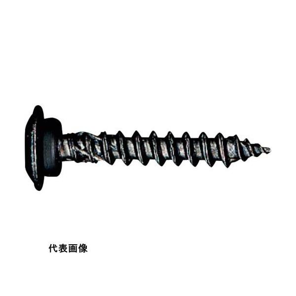 金物・建築資材 ねじ・ボルト・ナット 木工用ねじ ●高耐久のポリオレフィン系パッキンによりしっかり防水します。●ねじ頭部はパッキンを包み込む特殊形状です。●特殊先端形状採用により、下地材の木割れを軽減します。●寸法(mm)d：4.3●全長(...