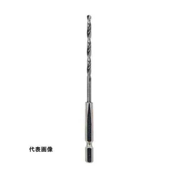 切削工具 穴あけ工具 六角軸鉄工ドリル ●充電インパクトドライバーにワンタッチで装着できます。●インパクトドライバー（9.6V以上）対応の六角軸鉄工ドリルです。●刃先はＸ型シンニング加工が施されていますので滑りにくく、正確な穴あけ作業ができ...