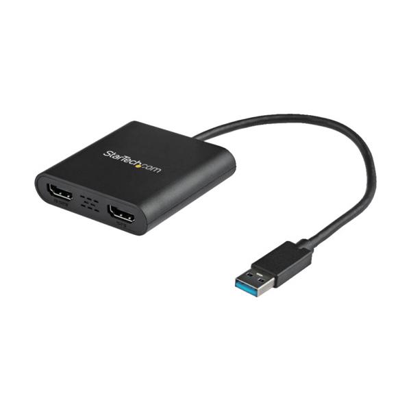 オフィス・住設用品 ＯＡ用品 ケーブル ●USB Type-AポートにHDMIモニターを接続します。●ノートパソコン搭載画面を含め合計で3画面を拡張モードでサポートします。●オフィスワーク、在宅勤務、会議室HDTVとの接続に便利です。●US...