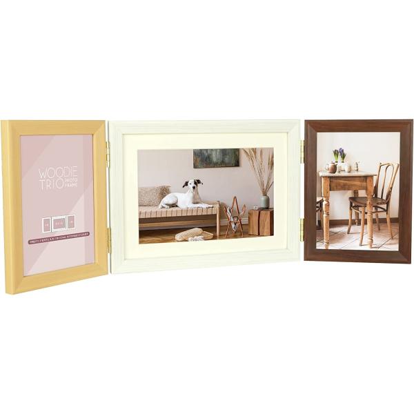 写真たておしゃれかわいい結婚祝い出産祝い内祝いプレゼントギフト還暦祝いフォトフレーム,写真立て,額縁,L判,POST判見開き,木製,壁掛け,卓上写真フレーム,フォトスタンド,ピクチャーフレーム,フォト,写真,額,フレーム,ウッディフォトフレ...