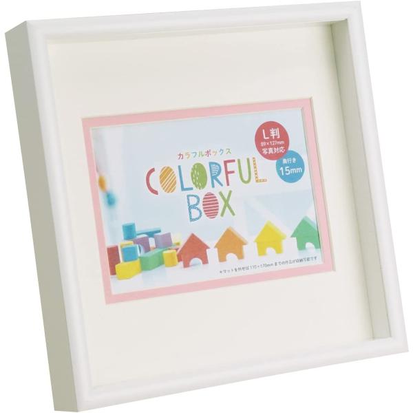 カラフルBOXフレーム1717L判です。■ブランド：万丈■色：ピンク/ブルー/イエロー■形状：長方形■組立方式：卓上■フレームの素材：樹脂■スタイル：L判■商品の個数：1●母の日●父の日●敬老の日手作りプレゼントギフト収納結婚祝い出産祝いプ...