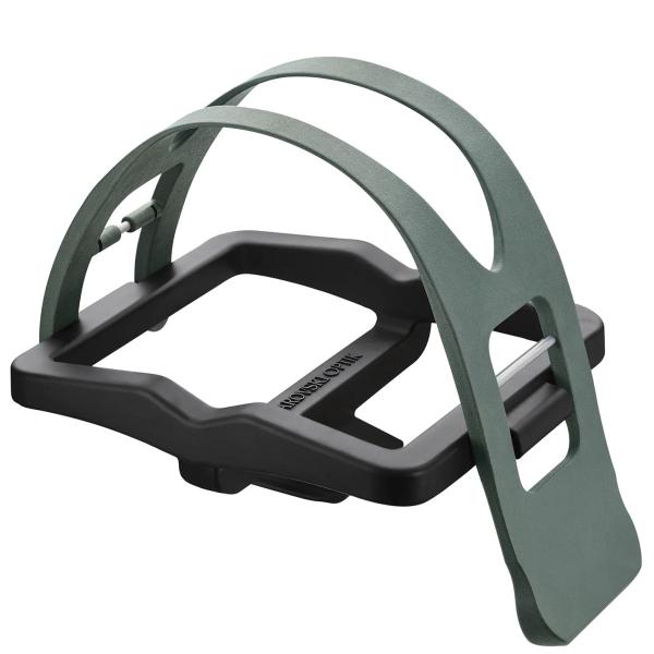 新設計のELシリーズ双眼鏡対応の三脚アダプターです。シンプルで双眼鏡の取り付け、取り外しが迅速にできる設計。スワロフスキー三脚ヘッドにワンタッチでセットできます。