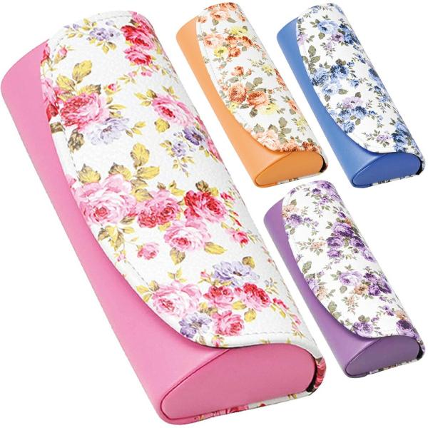 誕生日メガネケース,セミハード,マグネット,軽量 眼鏡ケース,収納,旅行用 眼鏡入れ,メガネ収納,メガネポーチ メガネケースセミハード軽量マグネット式｜収納旅行用4990097077343人気の花柄とパステルカラーのコラボレーション。サイズ...