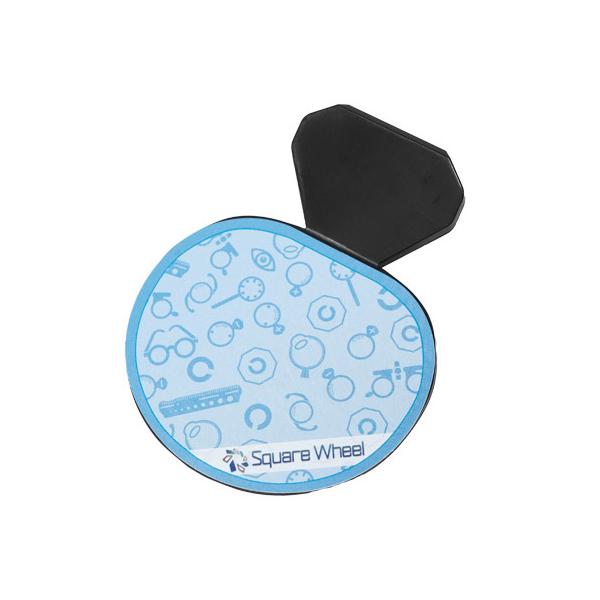 メガネをかけたまま視力検査をする際に使用する眼鏡用遮閉板です。フレームやレンズを挟まないので、眼鏡の形状を問わず使用できます。■重量：8.0g■サイズ：縦5.4×横6.3cm(遮閉部一番長い部分)■使用方法：持ち手部を持ち、被験者の眼鏡フレ...