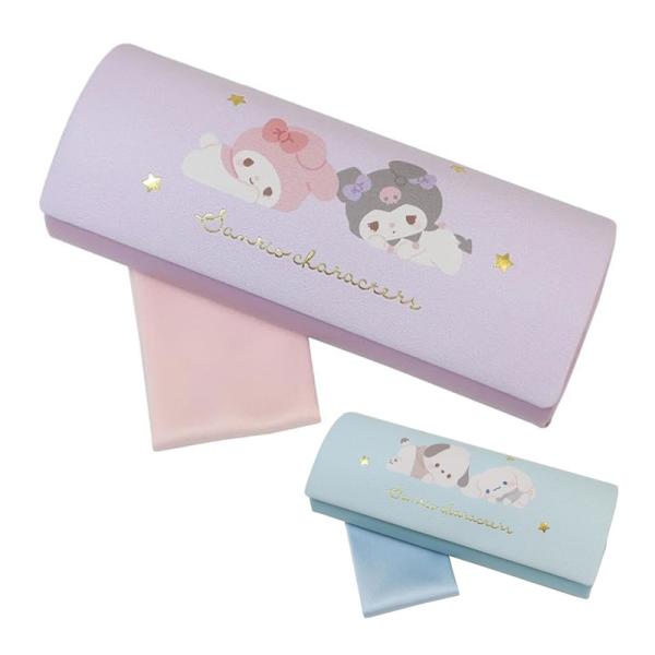 メガネケース,サンリオ,チルタイム,キャラクター,マリモクラフト PU,ハードタイプ,収納,保護,プレゼント 眼鏡ケース,かわいい,ファッション小物,キャラクターグッズ,メガネ拭き メガネケースチルタイムサンリオキャラクター｜メガネケースサ...