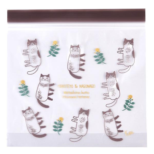 Sサイズネコまるけ柄　23-6593マチルダさん柄　23-6594なごなごさん柄　23-6595使う度に思わずにんまりしちゃうクスグルキャラクターのイラストが入ったストックバッグです。開け閉めがしやすいWジッパーで、密封性もあり乾燥や酸化に...