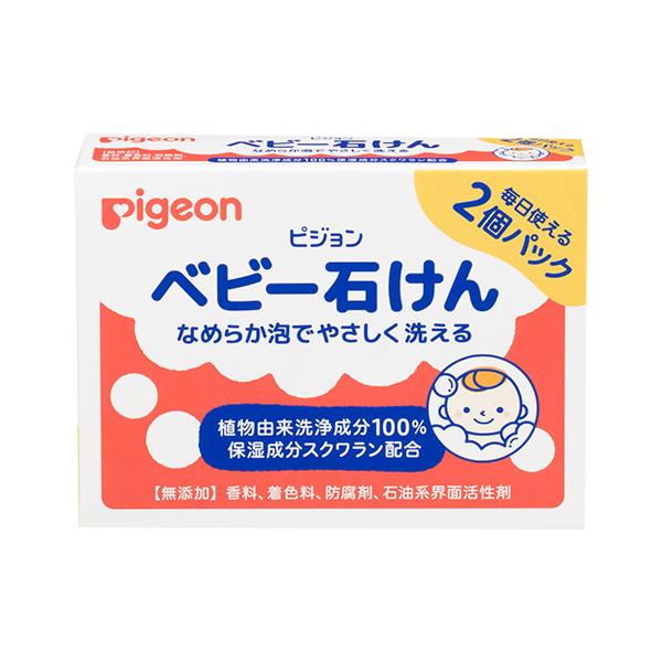 標準重量 90g×2個成分 石ケン素地、スクワラン、グリチルリチン酸2K、ステアロイルグルタミン酸2Na、EDTA-4Na、エチドロン酸、水JANコード 4902508051859なめらかな泡でやさしく洗える、植物由来洗浄成分100％のベビ...