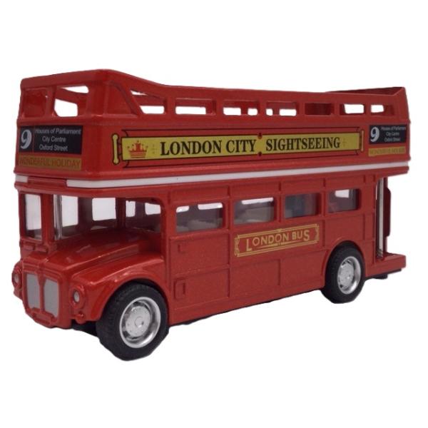 KiNSC ARDI社製　1/68 ロンドンバス　ダブルデッカースケールは1/68未使用、新品！！一階部分にはプラ製の窓が備わっていますが、二階部分には窓はありません。ボディはダイキャスト製、シャーシや内装はプラスチック製。全長約１２．４セ...