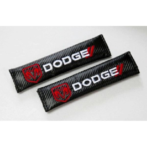 ＤＯＤＧＥシートベルトパッド　２個セットモパー　クライスラー　ダッジグランドボイジャー　ボイジャー　ＰＴクルーザーネオン　３００　３００Ｃ　イプシロン　クロスファイア　パシフィカラム　チャレンジャーチャージャー　マグナム　デュランゴ　キャラ...
