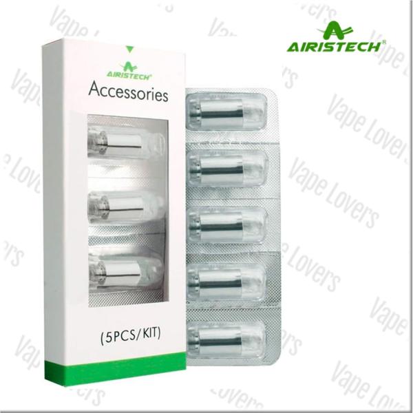 CBDワックス専用デバイス Airistech エアリスクエーサー コイル単品です。・こちらの商品は1箱(5個入)での販売になります。・取り付け可能ヴェポライザーをご確認の上ご購入下さい。・ＣＢＤワックスが付着していない状態での空焚きはコイ...