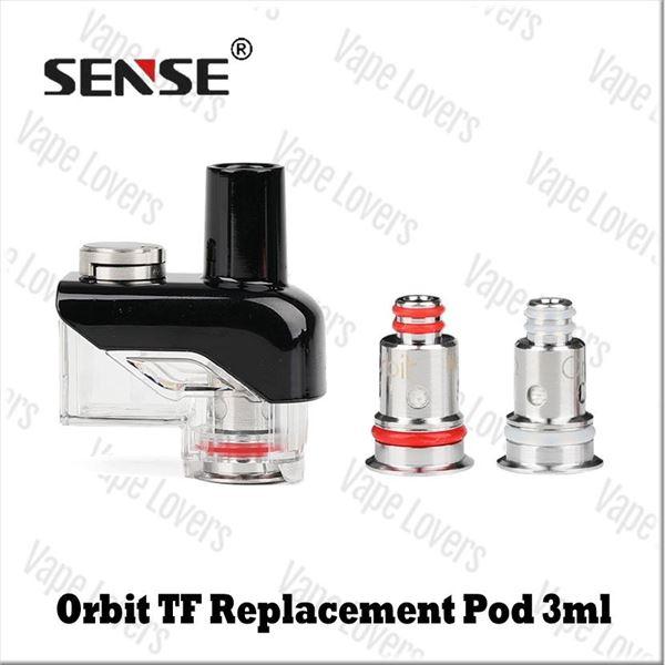 Sense Orbit(センス オルビット)の交換用PODです。【セット内容】・Sense Orbit(センス オルビット) TF Replacement 交換用POD 3ml 【商品仕様】・PODタンク容量：3.0ml・コイル：0.6oh...
