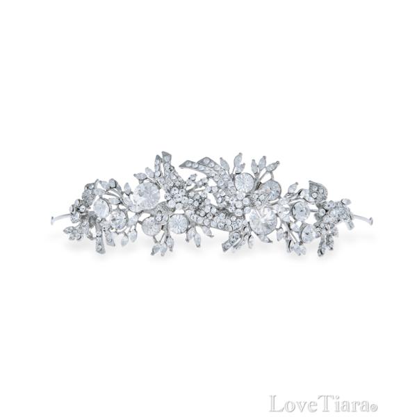 ヴィブラントティアラ・クリスタル | ティアラ ウェディング ウエディング ブライダル 結婚式 二次会 ヘッドドレス アクセサリー ヘアアクセサリー ヘッドアクセサリー ヘッド アクセ 髪飾り カチューシャ 小物 アイテム 王冠 前撮り 花...