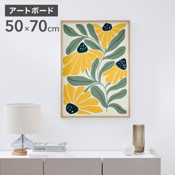【サイズ】幅50×奥行3×高さ70cm【素　材】本体:紙背面木枠:ＭＤＦフレーム:ポリスチレン【カラー】イエロー【重　量】約0.85kg【梱包サイズ】幅55×奥行7.5×高さ75.5cm（約1.45kg）【備　考】アルティアアートボードプレ...
