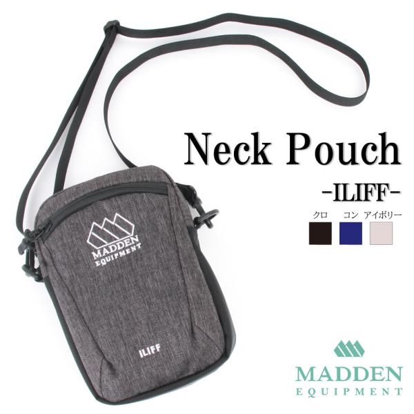 MaterialポリエステルSizeW13cm×H20cm×D5cmWeight本体：約120gSpec 【外側】前面ファスナーポケット×1背面オープンポケット×1【内側】メッシュオープンポケット×1ストラップ付フック×1