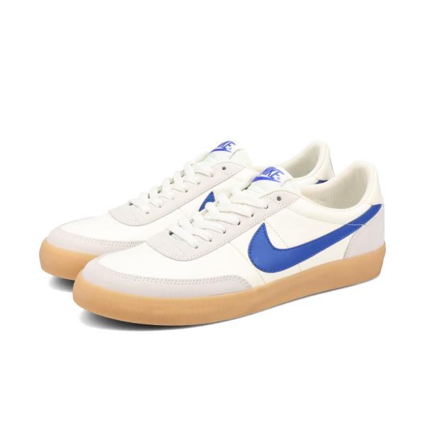 ナイキのクラシックテニスシューズの名作【KILLSHOT（キルショット）】。ラケットボールやスカッシュなど、インドアラケット競技の為に開発されたモデルで、難易度の高い技名が由来のネーミング。今作は、アメリカのニューヨークで1983年に創業し...