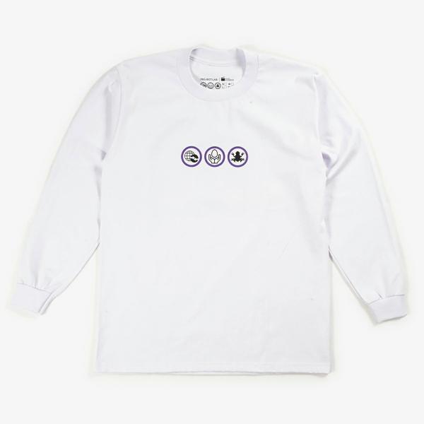 グラフィックデザイナーの＜RYU GODA＞が手掛けるSTUDIO KONBINIとPROJECT LAB.のコラボレーションTシャツ。