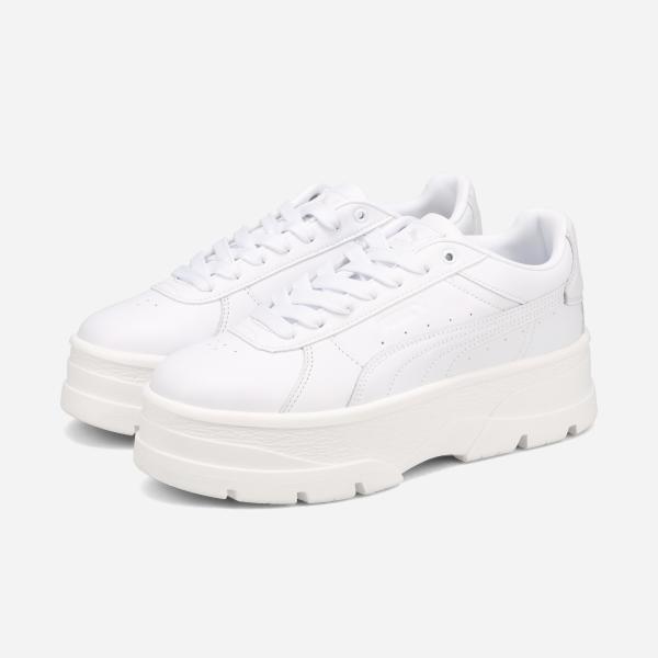 PUMAの新しい厚底NEWモデルが登場。ラギッドソールのような厚底にPUMAらしいデザインが特徴。厚底で脚長効果もありスタイルがよりよく見える一足です。【素材】天然皮革/人工皮革/ゴム底