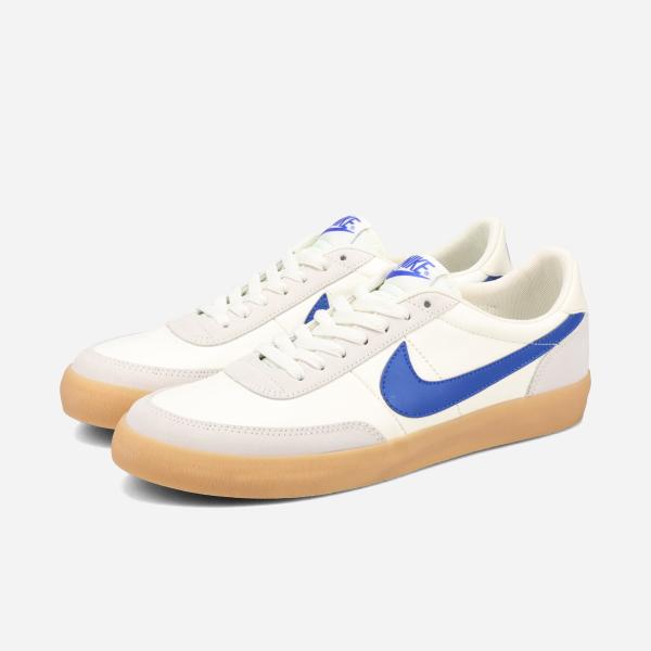 ナイキのクラシックテニスシューズの名作【KILLSHOT（キルショット）】。ラケットボールやスカッシュなど、インドアラケット競技の為に開発されたモデルで、難易度の高い技名が由来のネーミング。今作は、アメリカのニューヨークで1983年に創業し...