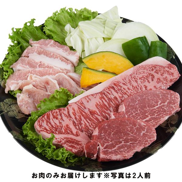 厳選国産牛のサーロイン＆ヘレでご馳走BBQ！極上セット2人前（520g）厳選された国産牛のサーロイン＆ヘレ（ヒレ）をはじめ、国産の鶏・豚・自家製タレ・箸・おしぼり・皿まで付いたバーベキュー用のセットです。もちろんお家での焼肉パーティにもご利...
